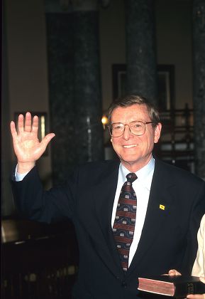Senator Pete Domenici Sworn Editorial Stock Photo - Stock Image ...