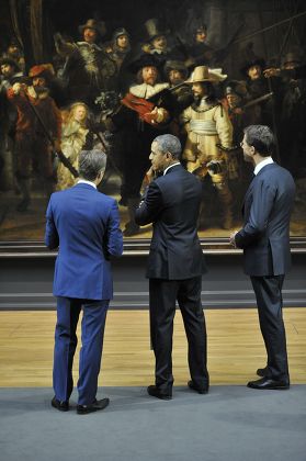 Barack Obama Mark Rutte Visit Rijksmuseum Editorial Stock Photo - Stock ...