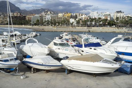 Harbour Area Benidorm Alicante Spain Editorial Stock Photo - Stock ...