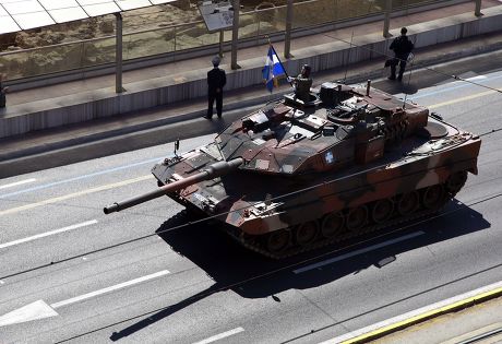 Greek Army Leopard 2a6hel Tank Seen Editorial Stock Photo - Stock Image ...
