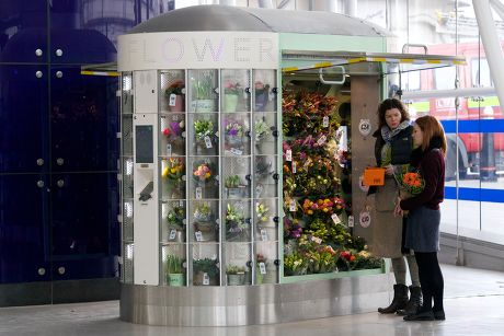 Vending Flower Kiosk Editorial Stock Photo - Stock Image | Shutterstock