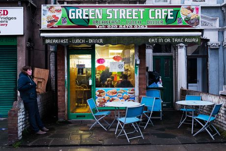 Green Street Cafe Outside Upton Park Editorial Stock Photo - Stock ...