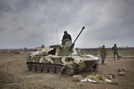 Ukrainian Soldiers Seen They Stand Guard Editorial Stock Photo - Stock ...