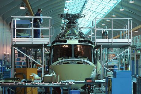 Production Agustawestland Helicopter Factory Samarate Italy Editorial ...