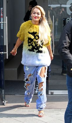 Rita Ora Leaving Capital Editorial Stock Photo - Stock Image | Shutterstock