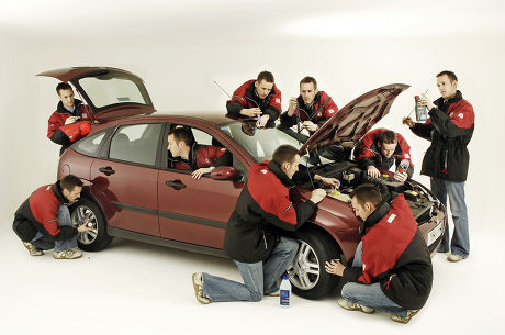 People Fixing Car Editorial Stock Photo - Stock Image | Shutterstock
