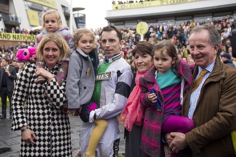 Winning Jockey Leighton Aspell Pictured Family Editorial Stock Photo ...