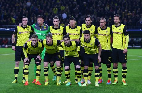 Borussia Dortmund Line Pre Match Team Editorial Stock Photo - Stock ...