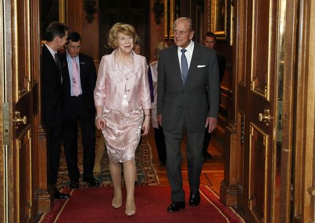 Irelands First Lady Sabina Coyne Prince Editorial Stock Photo - Stock ...
