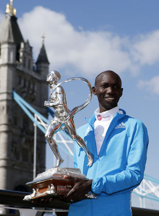 Wilson Kipsang Kenya Poses His Trophy Editorial Stock Photo - Stock ...