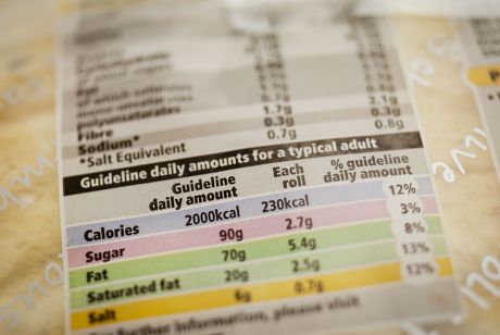 Food Labeling Guidelines Showing Nutritional Information Editorial ...