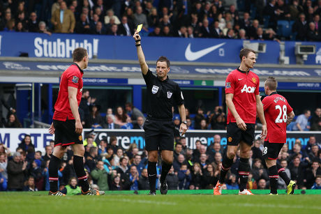 Referee Mr Mark Clattenburg Shows Phil Editorial Stock Photo - Stock ...