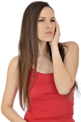 Model Released Confused Worried Young Woman Editorial Stock Photo ...