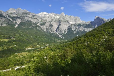 View Over Thethi Valley Towards Radohima Editorial Stock Photo - Stock ...