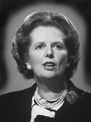 Margaret Thatcher Conference Early 1980s Editorial Stock Photo - Stock ...