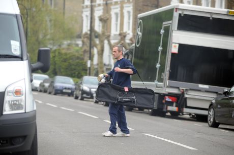 Removal Men Taking Away Possessions Editorial Stock Photo - Stock Image ...