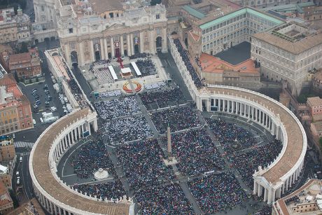 Aerial View Vatican City During Canonisation Editorial Stock Photo ...