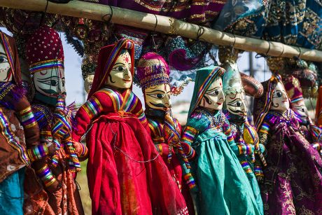 Rajasthany String Puppets Sale Weekly Flea Editorial Stock Photo ...