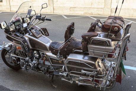 Parked Honda Goldwing Motorcycle Liguria Sanremo Editorial Stock Photo ...