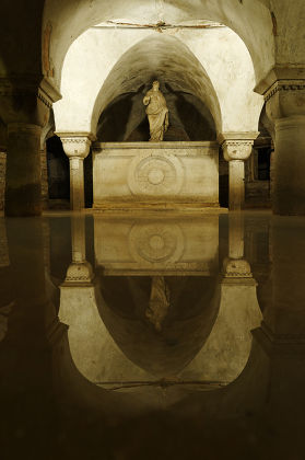 Flooded Crypt San Zaccaria Church San Editorial Stock Photo - Stock ...