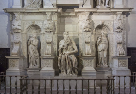 Tomb Pope Julius Ii By Michelangelo Editorial Stock Photo - Stock Image ...