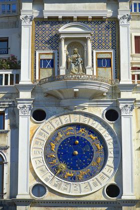 Astrological Clock Renaissance Clock Tower Torre Editorial Stock Photo ...