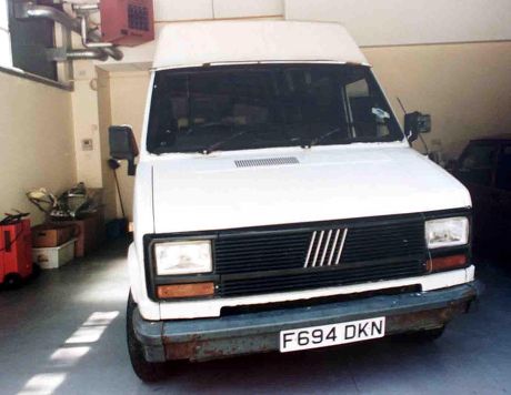 White Van Belonging Roy Whiting Editorial Stock Photo - Stock Image ...