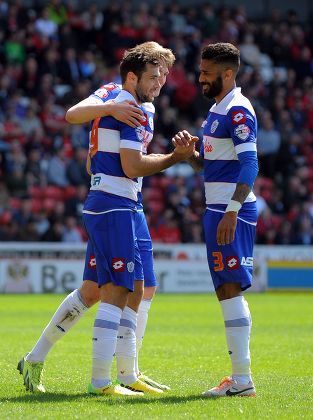 Charlie Austin Qpr Celebrates Scoring Opening Editorial Stock Photo ...