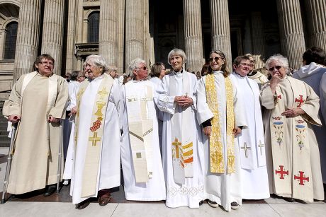 Female Priests On Steps St Pauls Editorial Stock Photo - Stock Image ...