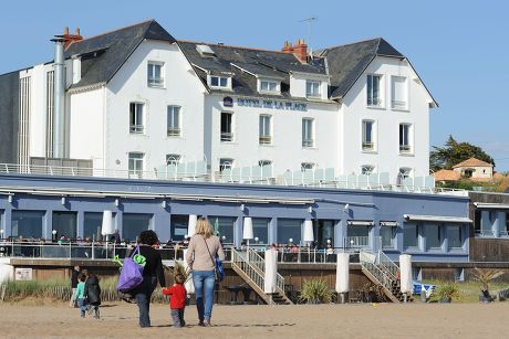 Beach Saint Marc Sur Mer Where Editorial Stock Photo - Stock Image ...
