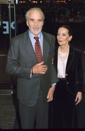 Christopher Lee Wife Editorial Stock Photo - Stock Image | Shutterstock