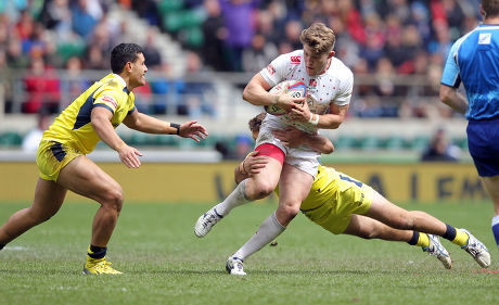 Englands Tom Mitchell Argues Referee Richard Editorial Stock Photo ...