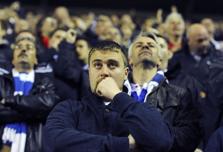 Qpr Fan Looks Anxiously On Editorial Stock Photo - Stock Image ...