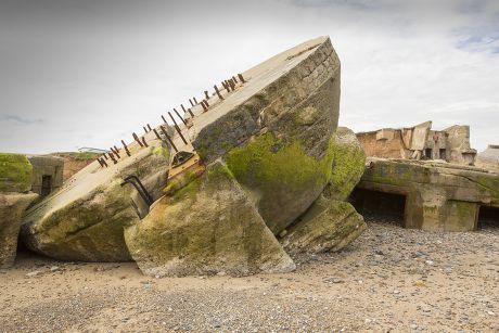 Remains Gun Emplacement Godwin Battery On Editorial Stock Photo - Stock ...