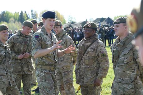 Prince Harry Visiting Natos Troops On Editorial Stock Photo - Stock ...
