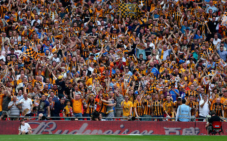 Hull City Fans Celebrate Their Opening Editorial Stock Photo - Stock ...