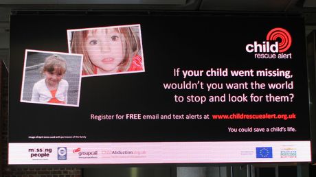 New Child Rescue Alert Digital Billboard Editorial Stock Photo - Stock ...