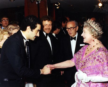 Dodi Al Fayed Greeted By Queen Editorial Stock Photo - Stock Image ...
