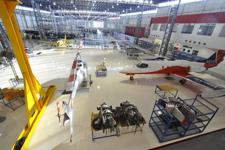 Maintenance Plant Aircraft Assembly Area Aerospace Editorial Stock ...