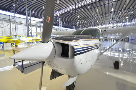Maintenance Plant Aircraft Assembly Area Aerospace Editorial Stock ...