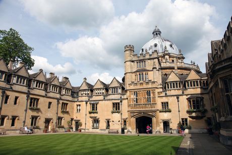 Brasenose College Oxford Main Quad Editorial Stock Photo - Stock Image ...