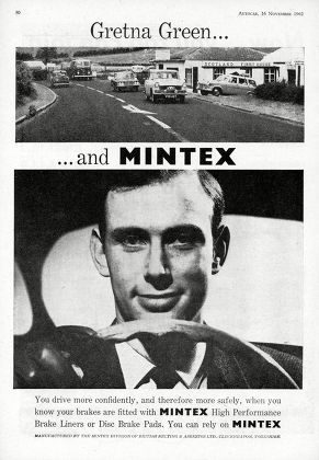 1962 Mintex Brake Linings Editorial Stock Photo - Stock Image ...