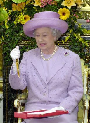 Queen Elizabeth Ii Sir Patrick Cormack Editorial Stock Photo - Stock ...