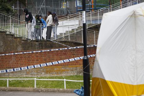 Stabbing, Sydenham, Lewisham, London, Britain - 01 Jun 2014 Stock ...