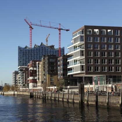 Waterfront Hafencity Area Characterised By Modern Editorial Stock Photo ...