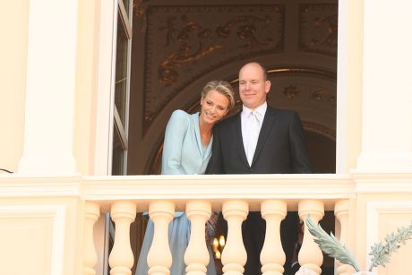 Princess Charlene Monaco Prince Albert Ii Editorial Stock Photo - Stock ...