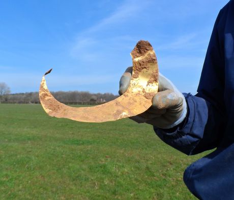 David Spohr After Discovering Gold Lunula Editorial Stock Photo - Stock ...