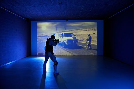 Virtual Shooting Range Editorial Stock Photo - Stock Image | Shutterstock