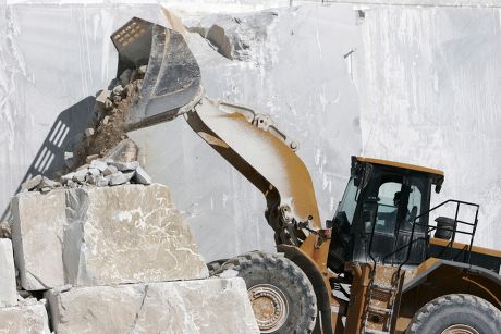 Wheeled Loader Sifting Debris Editorial Stock Photo - Stock Image ...