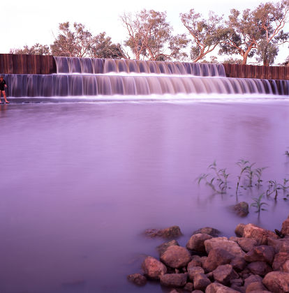 Town Weir Warrego River Cunnamulla Southwestern Editorial Stock Photo ...